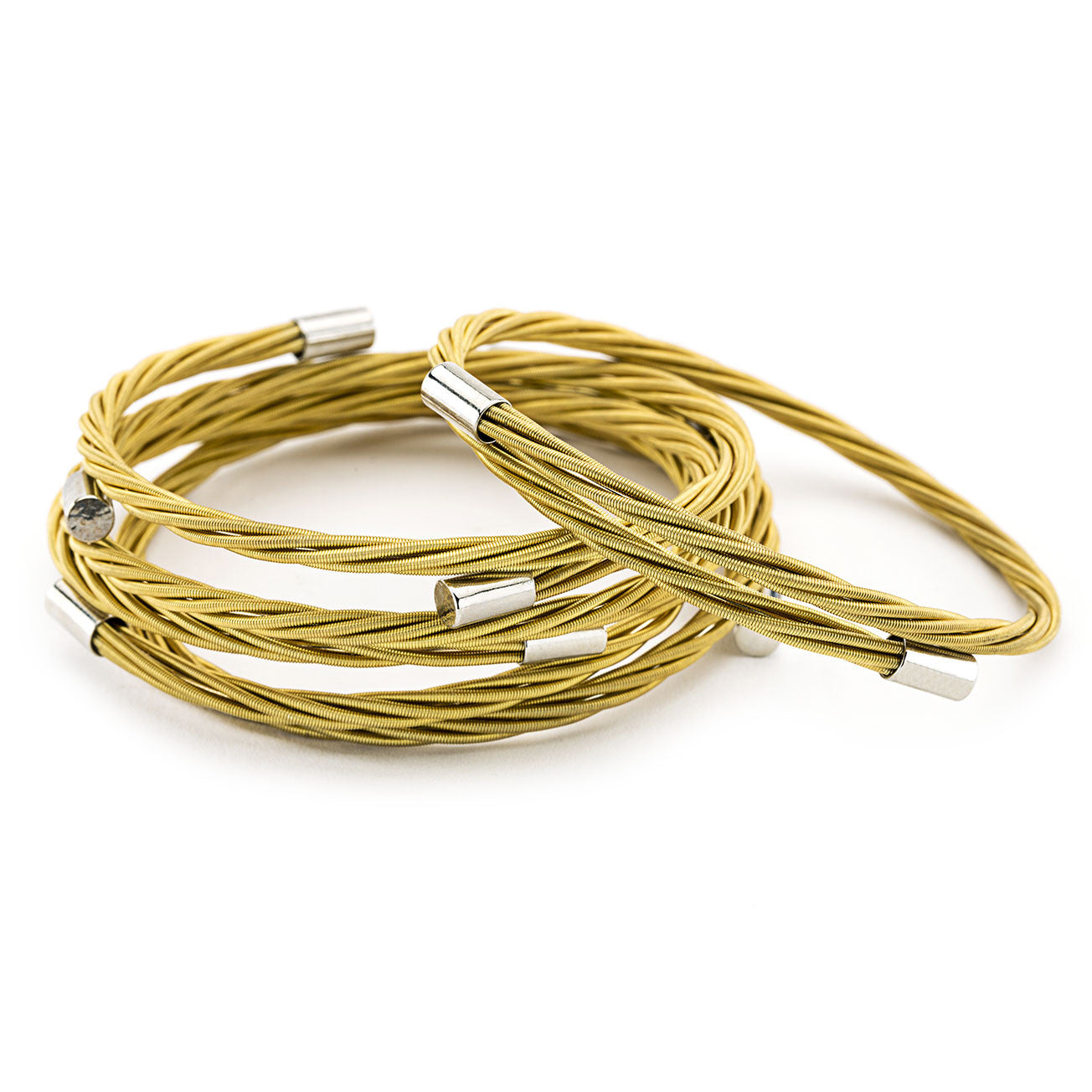 Guitar God Gold Guitar String Bracelet - Wear Your Music